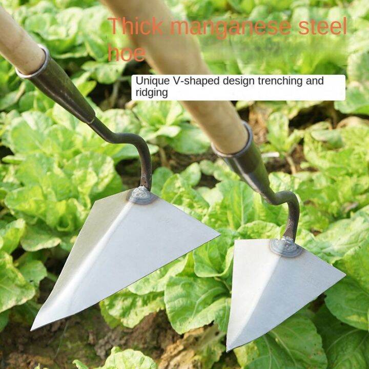 🎀Stok Tersedia🎀Cangkul All-Steel Ridge Segitiga Cangkul Ekstra Besar ...