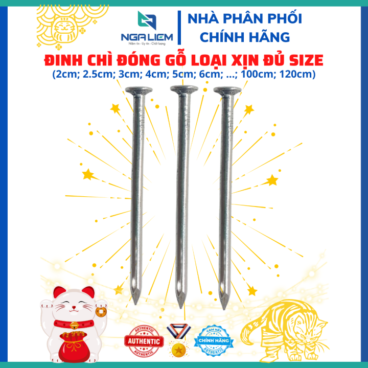 Đinh Chì Đóng Gỗ Loại Xịn Đủ Size Hàn Quốc (2cm; 2.5cm; 3cm; 4cm; 5cm ...