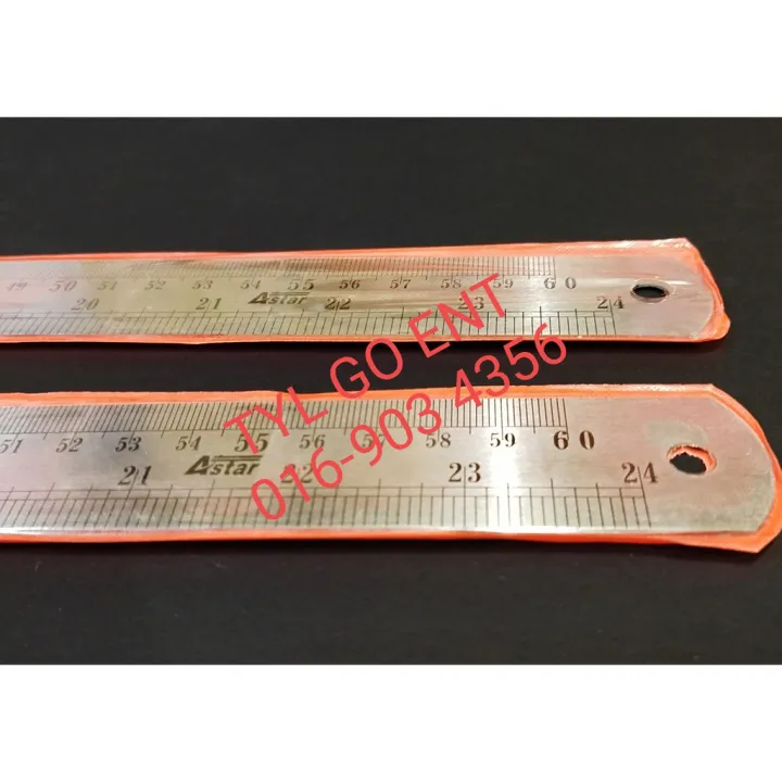 Steel Ruler Astar/Stainless Steel Ruler/Pembaris Besi/Pembaris Besi Panjang/30cm/50cm/60cm/100cm ...