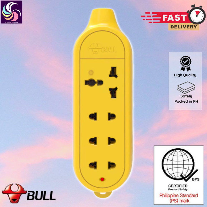 Rewireable Extension Socket BULL C5 4 Outlets Unbreakable Series 2500W ...
