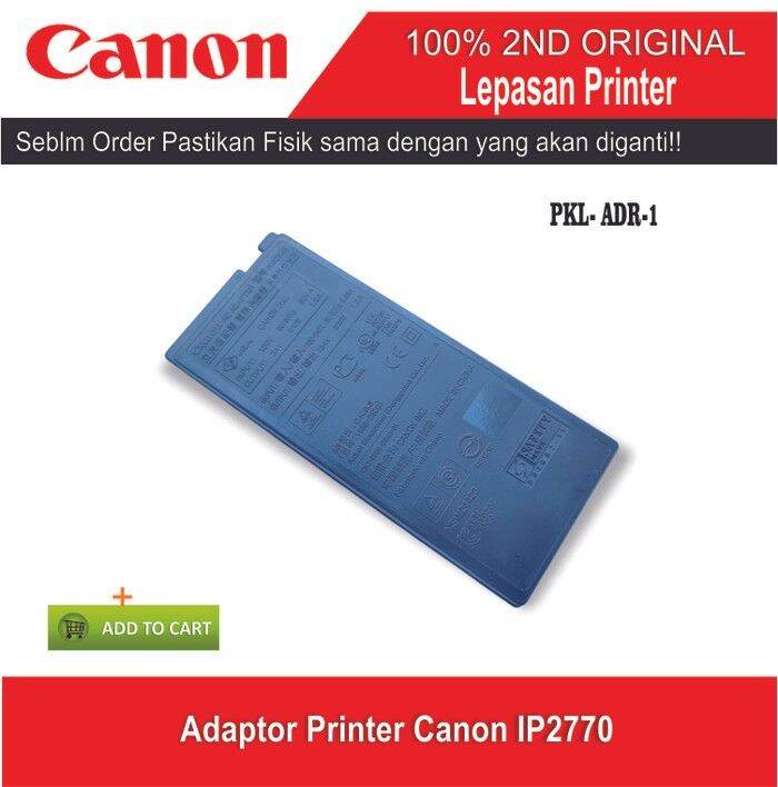 ET74 PR-ADR-7 Adaptor Power Printer Canon MP287 MP237 iP2770 PSU ...