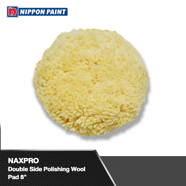 Naxpro Double Side Polishing Wool Pad 8 (ขนแกะละเอียด สำหรับขัดรถยนต์ ...