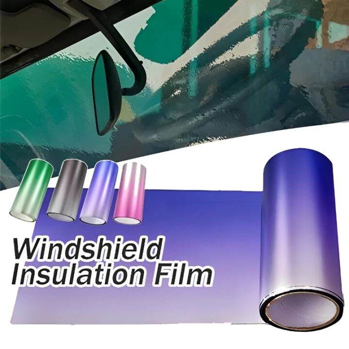 Colorful Gradient Car Windscreen Solar Film Window Sun Shade Tinted ...