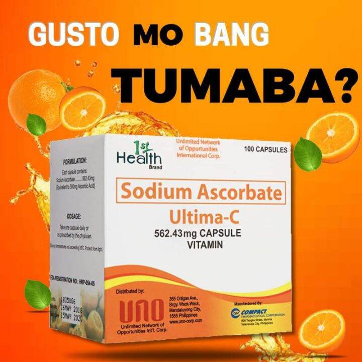 Ultima C one box 100 capsule- UNO product original | Lazada PH