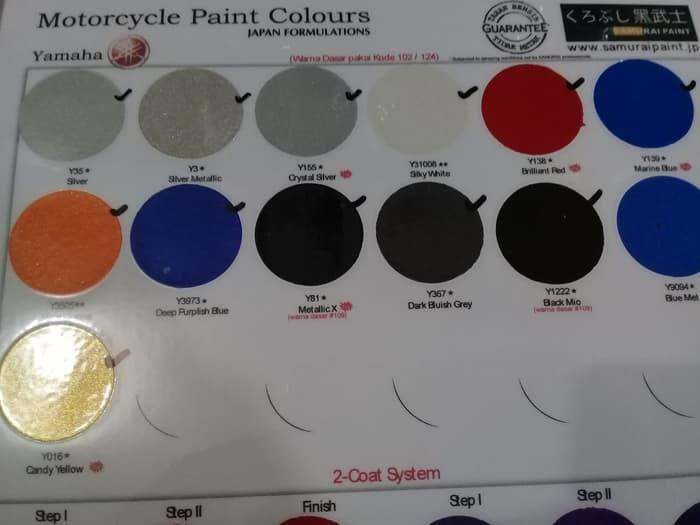 Pilox Samurai Pilok Biru Laut Y139 Pylox Biru Tua Yamaha Marine Blue ...