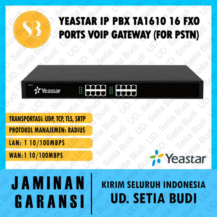 Yeastar TA1610 16 FXO Ports VoIP Gateway for PSTN | Lazada Indonesia