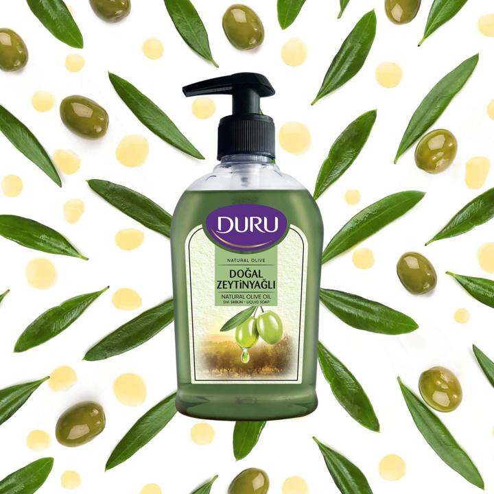 DURU สบู่เหลว ดูรู มี สูตร น้ำมันมะกอก จากตุรกี (DURU NATURAL LIQUID ...