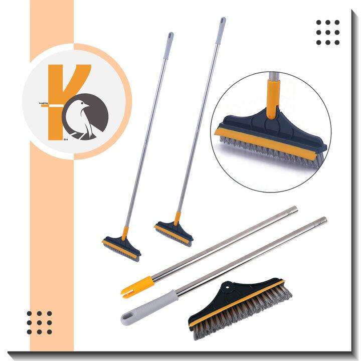 2 IN1 Magic Broom Floor Brush Bristle Bathroom Kitchen Toilet Tile ...