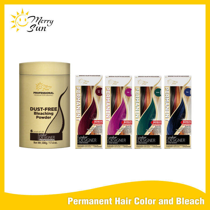 Merry Sun Permanent Hair Color and Bleaching Powder | Lazada PH