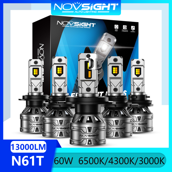 Novsight N61T LED Car Headlight 9005 9006 9012 H4 H7 H11 LED Headlight ...