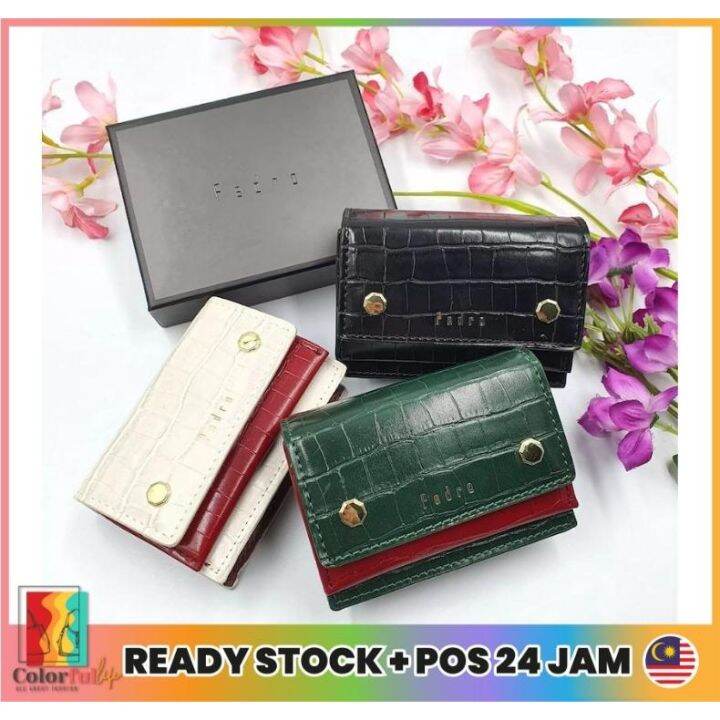 Pedro Women's Croc-Effect Embossed Leather Wallet (FREE BOX) | Lazada PH