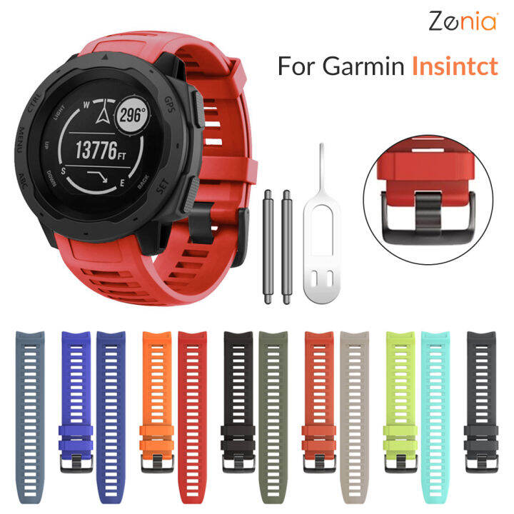 Zenia 22mm Watch Strap Skin-friendly Soft Silicone Sport Strap ...