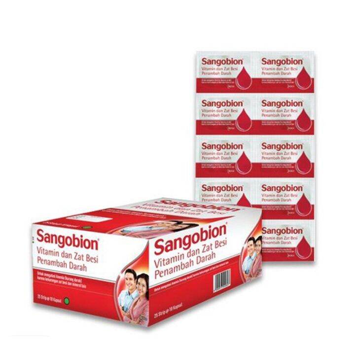 sangobion isi 30 kapsul | Lazada Indonesia