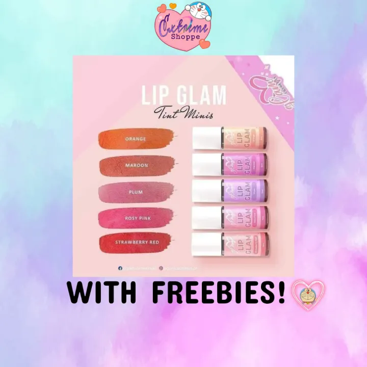 GLAM COSMETICS LIP TINT MINIS // EXTREMESHOPPE | Lazada PH