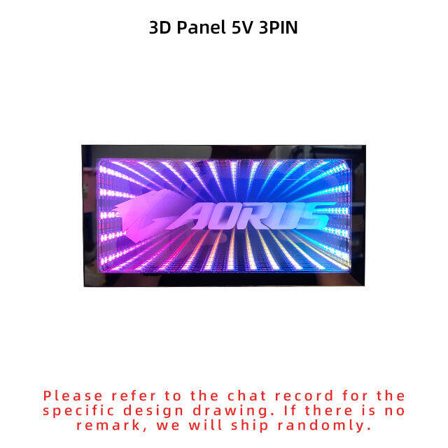 Infinity RGB Panel Infinite Stereo 3D PC Case Lighting Plate Custom ...