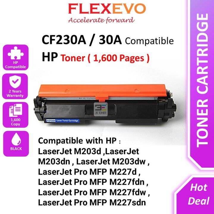 Compatible HP 30A 30X CF230A CF230X High Quality Graphic Toner with New ...