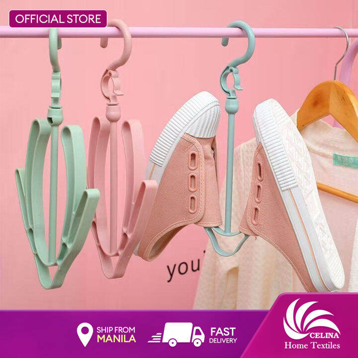 Movable Drying Shoe Rack Hook, Rotating Drying Racks | Lazada PH