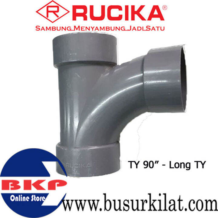Tee Way 4 x 1 1/2 Inch PVC Rucika ( D ) / SAMBUNGAN PIPA | Lazada Indonesia
