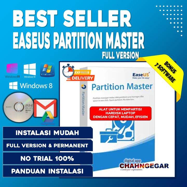 EaseUS Partition Master 2023 Full Version Lifetime | Data Recovery Software untuk Partisi Hard ...