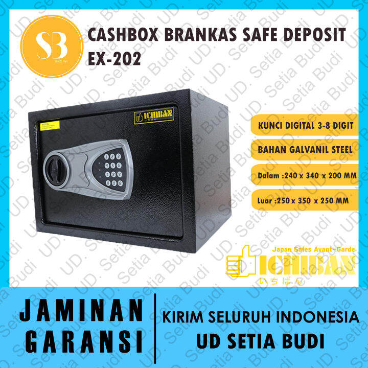 Brankas Digital Safe Deposit Box Ichiban EX-202 | Lazada Indonesia