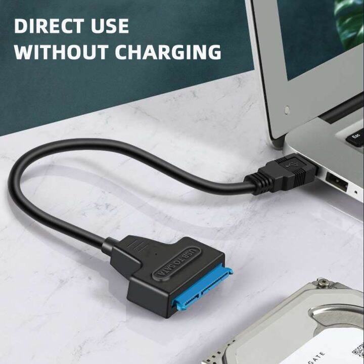 2.5 Inch Hard Disk Adapter Cable USB Easy Drive Cable For 2.5" HDD SDD ...
