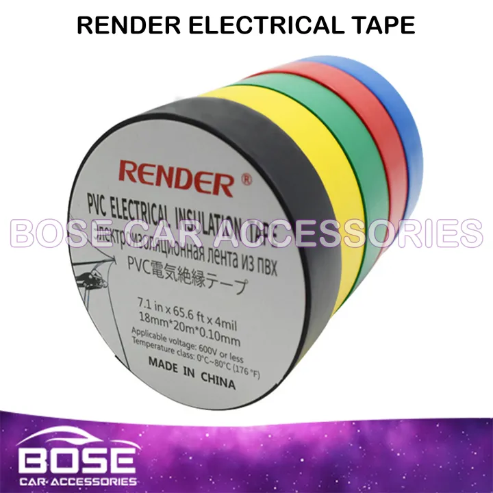 RENDER ELECTRICAL TAPE - For Automotive thick 0.1mm*width 1.8CM* Length ...