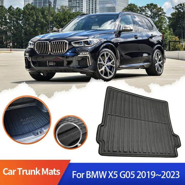 แผ่นรองท้ายรถสำหรับ BMW X5 G05 2019 2020 2021 2022 2023แผ่นรองท้ายที่รองเท้าแผ่นรองเท้าในรถแผ่น ...
