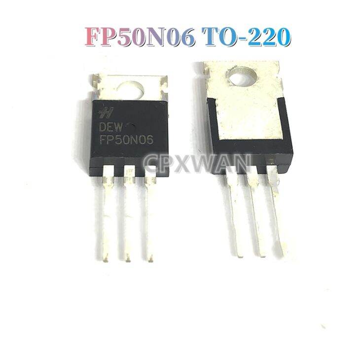 5pcs Original FP50N06 TO-220 50N06 TO220 50A/60V Inverter MOSFET Transistor New Original | Lazada PH