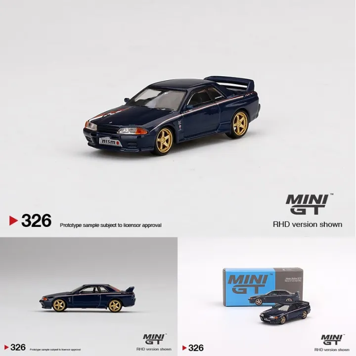 MINI GT 1:64 Skyline GTR R32 Nismo S Tune Dark Blue Alloy Diorama Car ...