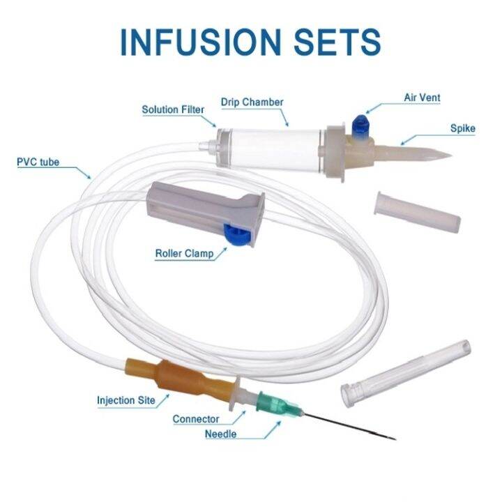 Sterile IV infusion set with needle / macroset PHP20. | Lazada PH
