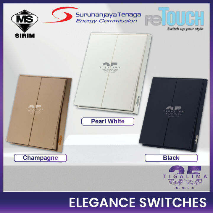 [SIRIM] RETOUCH ELEGANCE SENSE'S Switch Socket 13A 15A 20A Modern ...