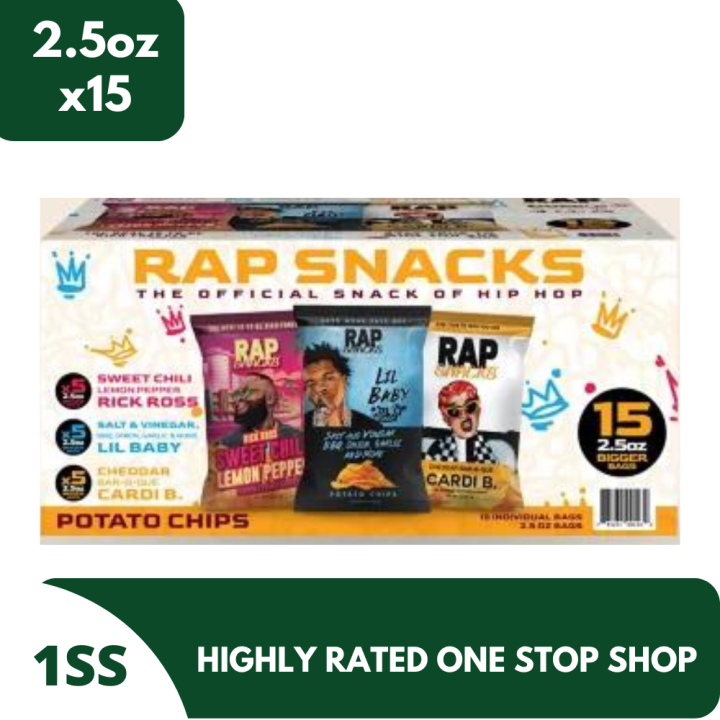 Rap Snacks Potato Chips Variety Pack 15ct Lazada Ph