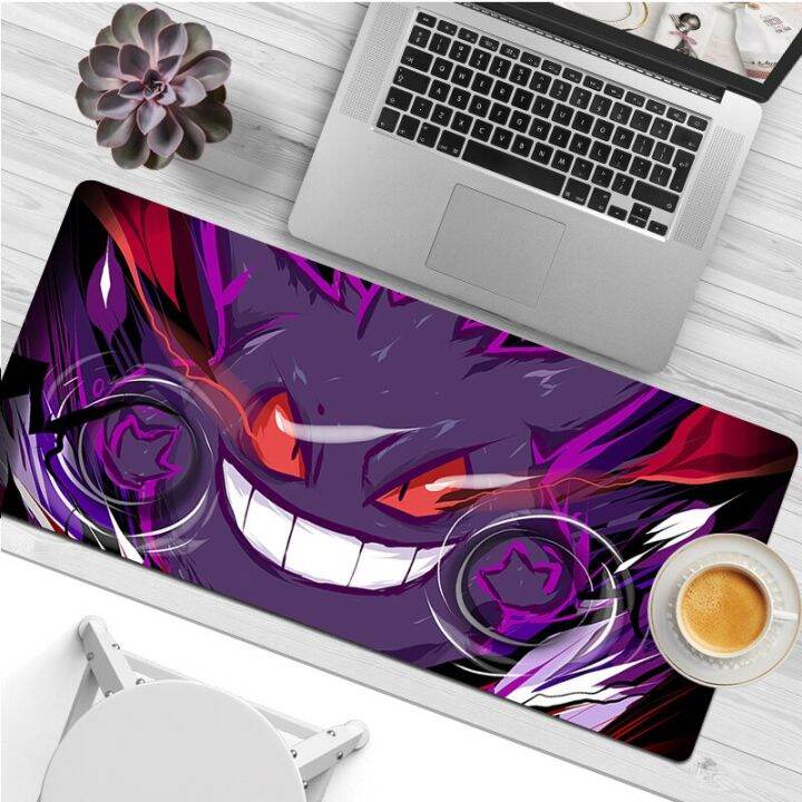 BANDAI Pokemon Cute Gengar Extra Large Gaming Laptop Computer Desk Mat ...