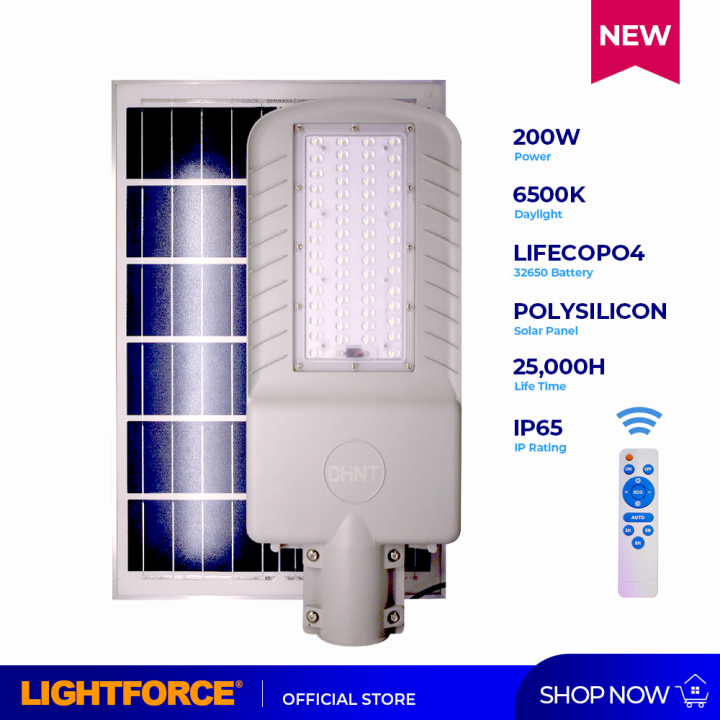 Chint Solar Streetlight 200Watts | Lazada PH
