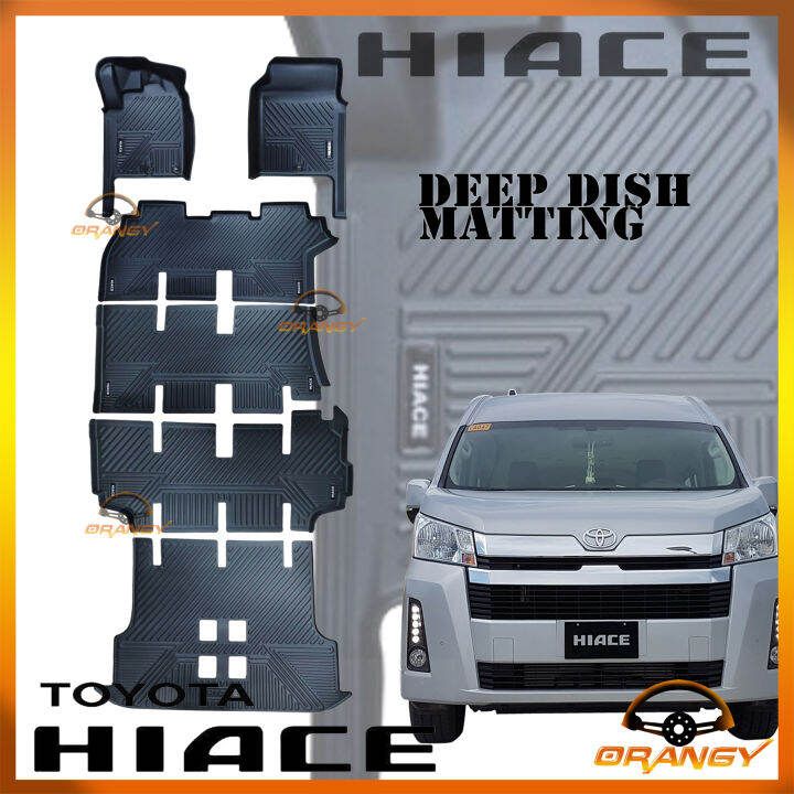 Toyota HiAce GL Grandia Tourer 2019 to 2023 OEM TPE Deep Dish Matting ...