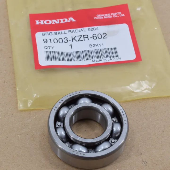 ลูกปืน ตลับลูกปืน (6204) (Nachi) แท้ศูนย์ฮอนด้า ราคา/1ชิ้น 91003-KZR ...