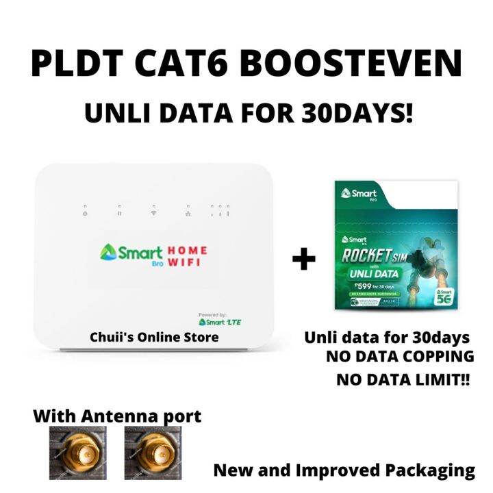 LIFETIME OPENLINE CAT6 BOOSTEVEN R281 /SMART HOME WIFI/ (UNLI DATA) | Lazada PH