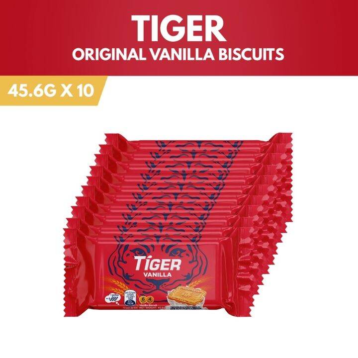 Tiger Original Energy Biscuits 45.6g (Pack of 10) | Lazada PH