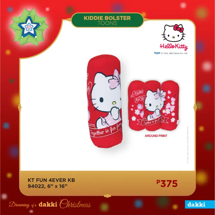 Dakki 6"x16" KT Fun 4ever Kiddie Bolster | Lazada PH
