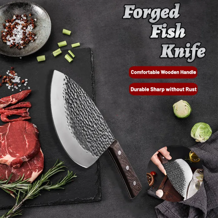 Forged Fish Knives Kitchen Knife Kitchen Meat Vegetable Chopping Knife ...