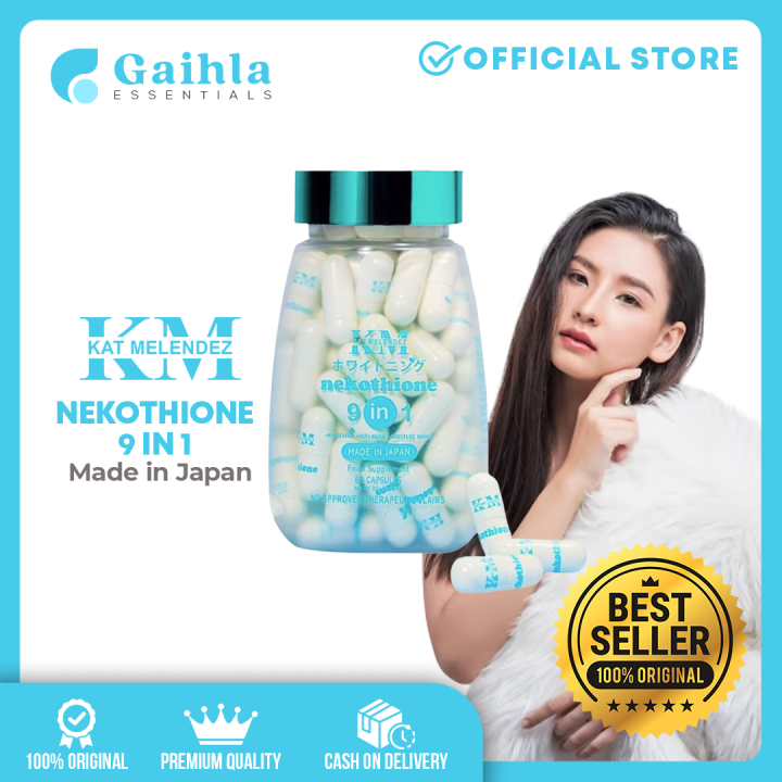 🥇𝐎𝐑𝐈𝐆𝐈𝐍𝐀𝐋 Nekothione Capsule by Kath Melendez 9 in 1 Glutathione Collagen Capsules Whitening ...