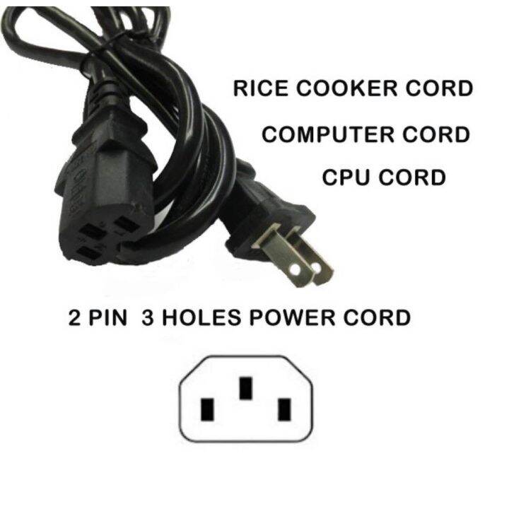 CPU monitor power cable power cord 1.5 meter Computer line AC Power ...