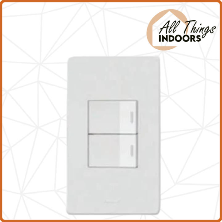 Philip Switch 2 gang 1 Way | Lazada PH