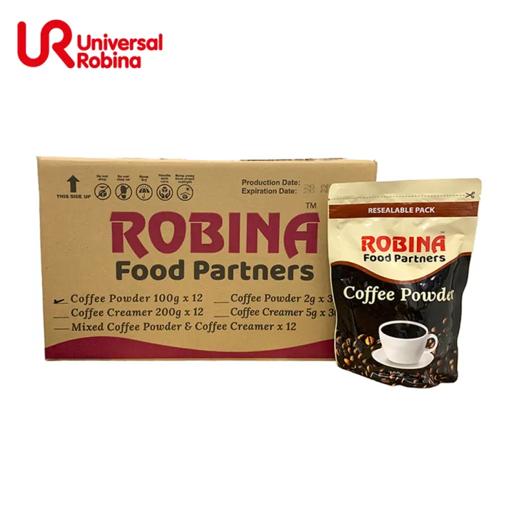 Coffee Powder 100g x 12 - by Robina Food Partners - Universal Robina ...