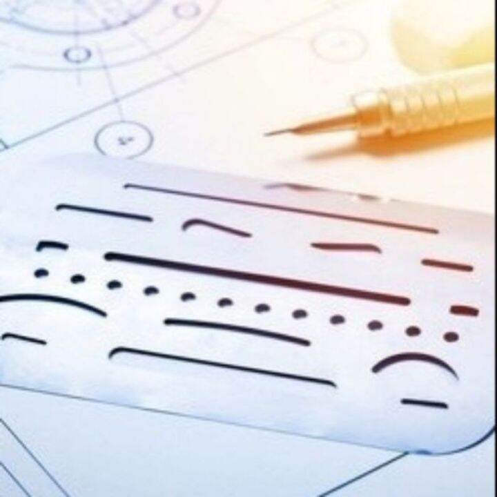 Stainless Steel 27 Patterns Erasing Drawing Drafting Tool Shield | Lazada