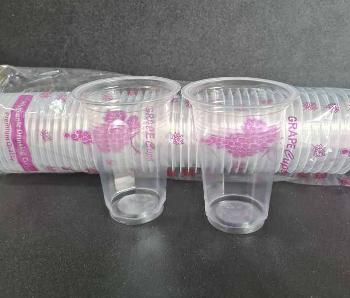 Gelas Plastik Bening Merk Anggur 220ML Isi 50pcs l Gelas Kopi | Lazada Indonesia