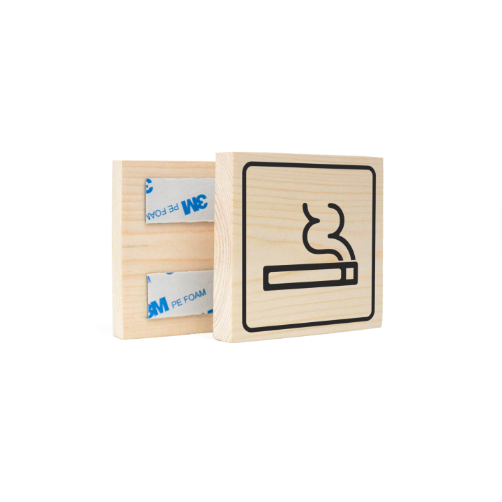 smoking area logo sign - no smoking allowed wall signage - penada ruang ...