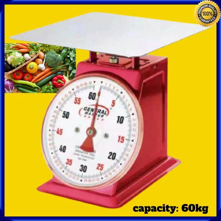 AJA Table Scale 60KG Flat,Timbangan,Spring Weighing Platform/Kitchen ...