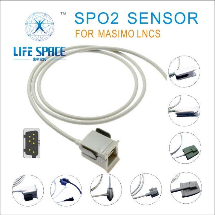 SA-05 Reusable Spo2 Oxygen Sensor Cable 1.1M Child Neonate clip ...