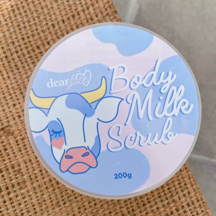 DEAR FACE Body Milk Scrub 200g | Lazada PH